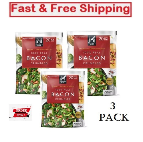 Member'S Mark Real Crumbled Bacon (20 Oz.) ( Pack Of 3 ) - Great Price ...