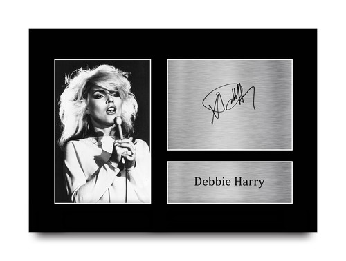 Debbie Harry Signed Pre Printed Autograph A4 Photo Gift For a Blondie ...