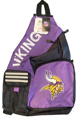 NWT NFL Minnesota Vikings Leadoff Slingbag Sling School Gym Travel ...