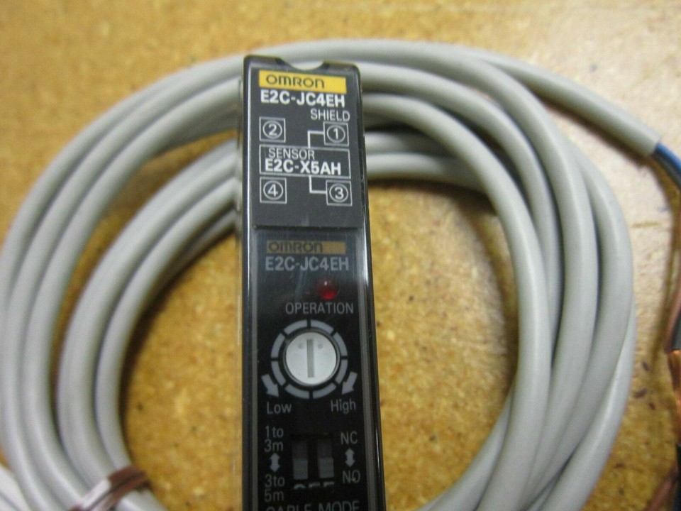 Omron E2C-JC4EH PROXIMITY SWITCH E2C-X5AH Sensor 12-24VDC NEW | eBay