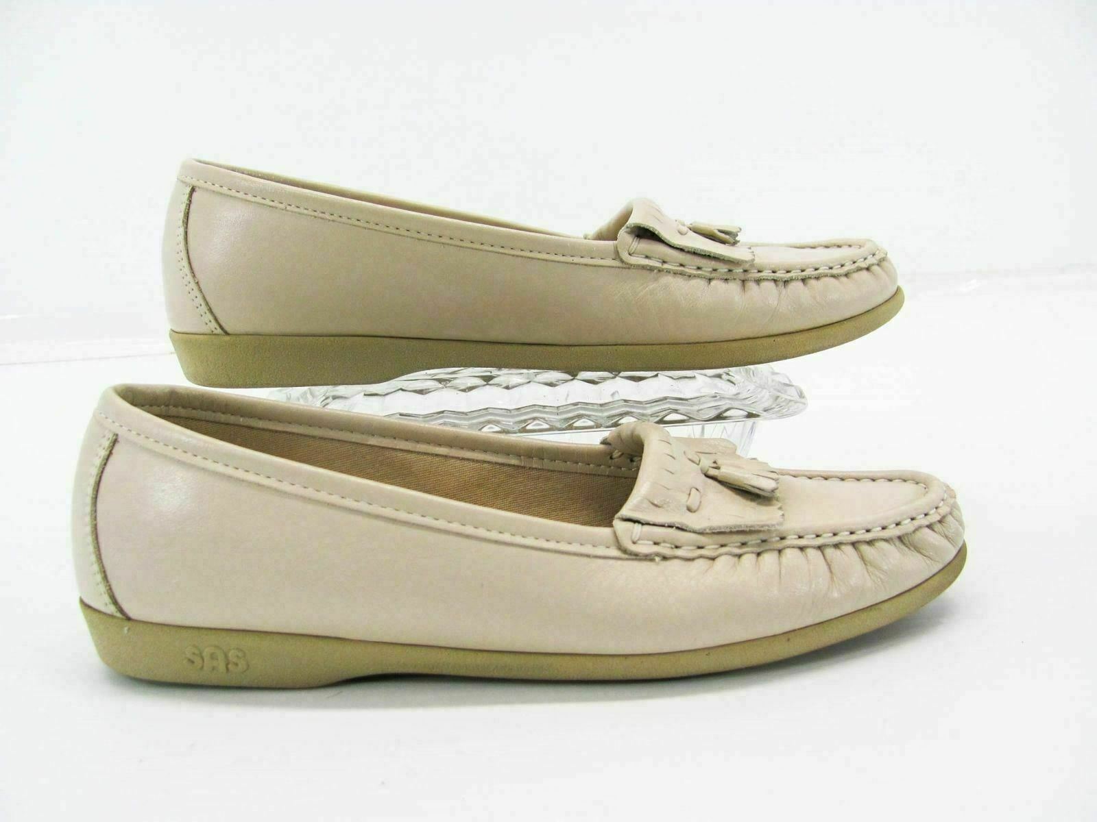 SAS Women Shoe Softie Size 10S Beige Kilt Tassel Loaf… - Gem