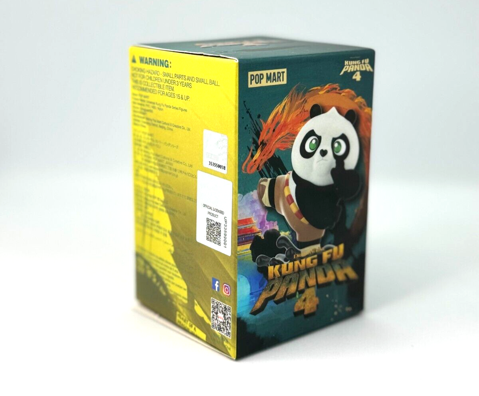 POP MART x Kung Fu Panda Series Blind Box Confirmed Figure Toy Light Up ...