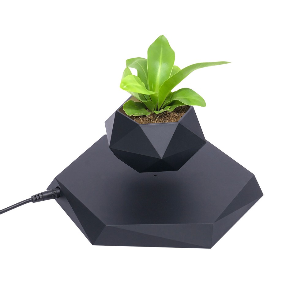 Smart Levitating Flower Plant Pot Home Decor Hovering Floating Magnic ...