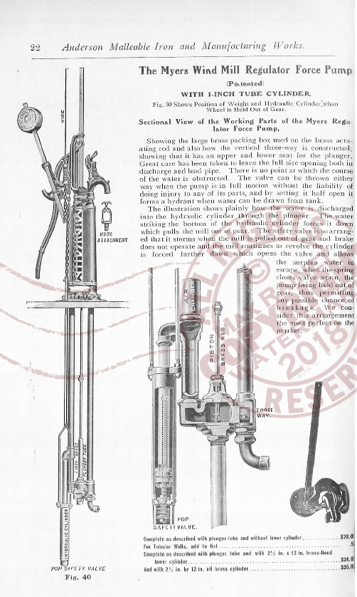 Rex Wind Mills (1902) CATALOG Windmills Turbines Pumping Machinery pipe ...