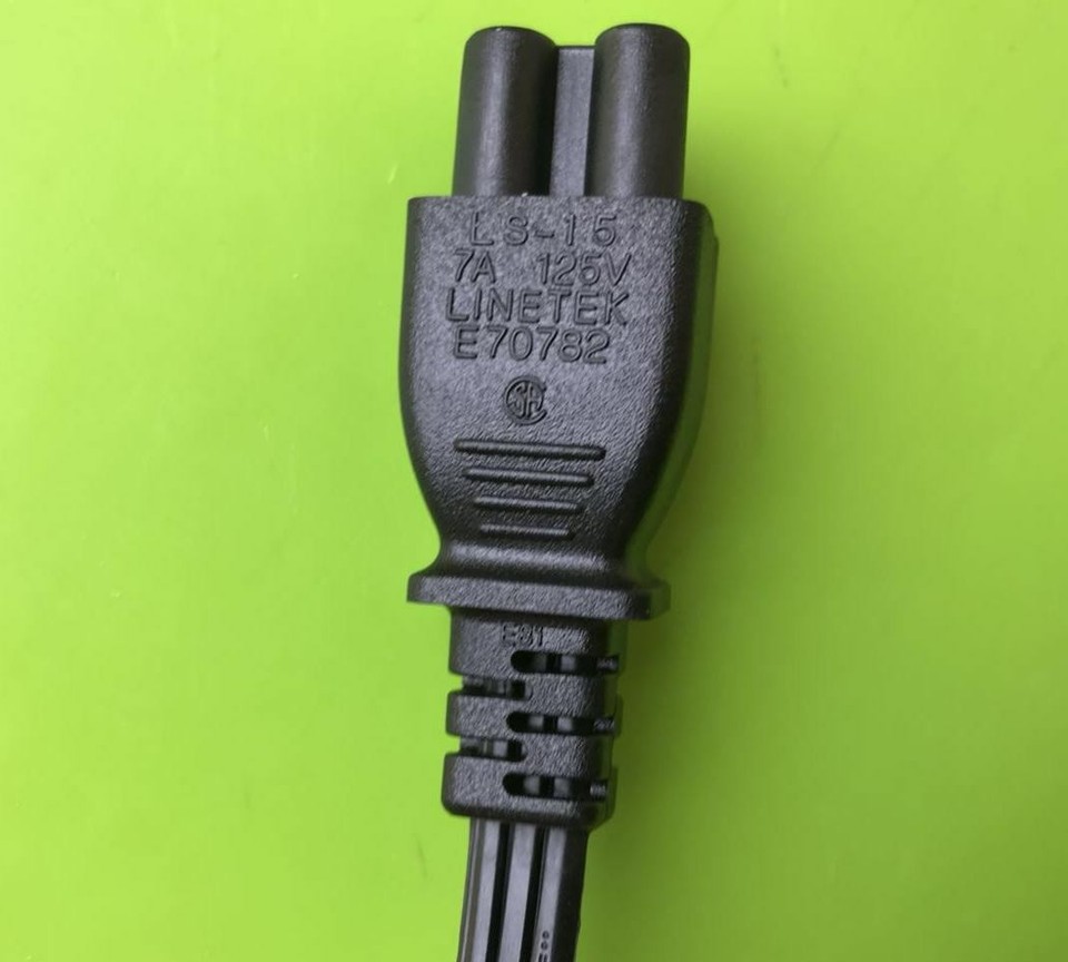 125V-7A Linetek 3-Prong AC Power Cord E70782 LS-15 6ft For Dell HP Asus ...