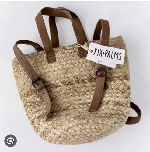 Beachly The Shore Break Picnic Cooler Bag Straw Backpack by XIX Palms ...