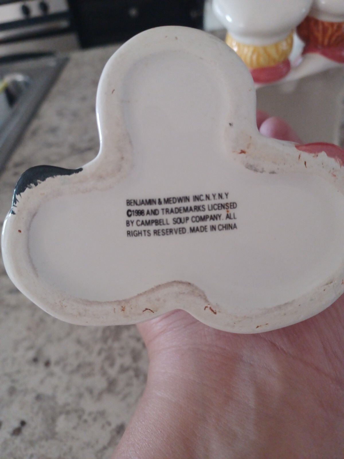 Campbell's Kid Chef Soap Dispenser & Sponge Holder Set | eBay