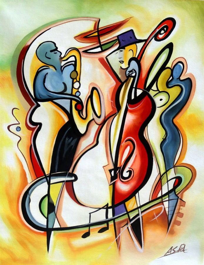 Abstract Art Paintings Music