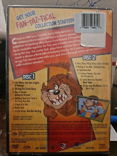 Taz-Mania: Taz on the Loose (Season 1 Part 1) (DVD, 1991) for sale ...