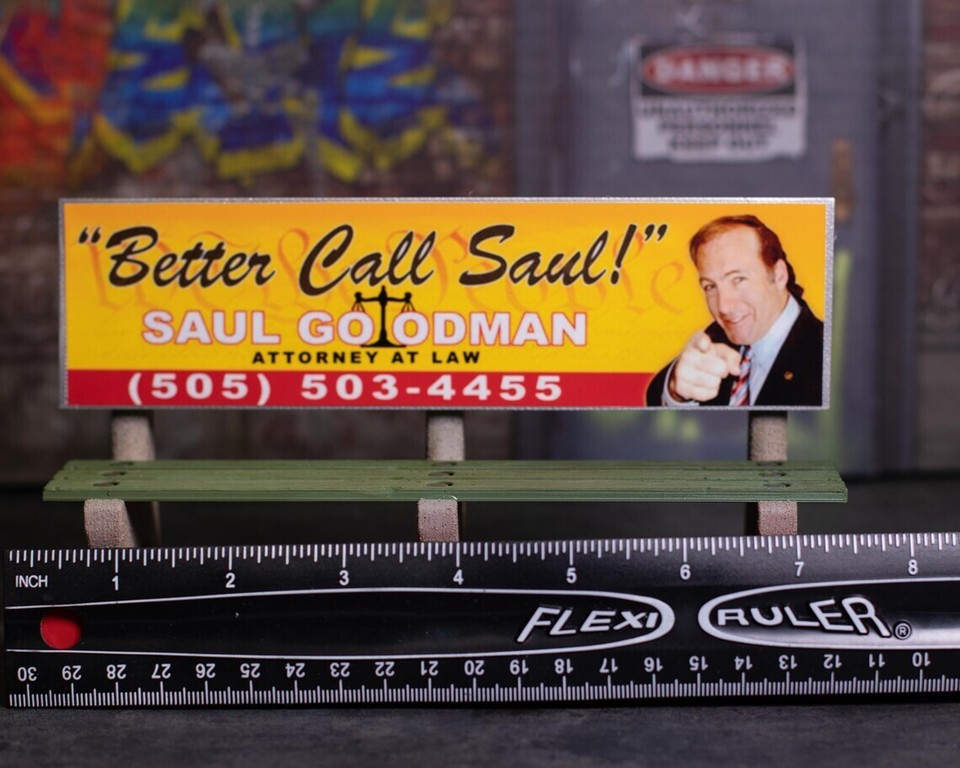 Miniature Better Call Saul Bench Action Figure Dollhouse Scale Gift ...