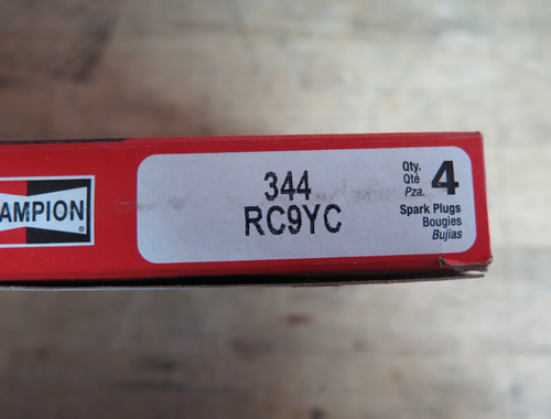 Champion 344 RC9YC Spark Plugs 4 PCS (BR1-2) | eBay