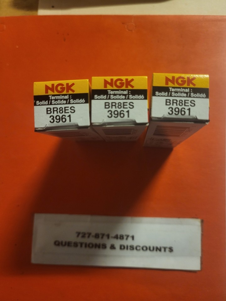 NGK V-Power 3961 Spark Plugs BR8ES SOLID 3 ps | eBay