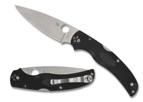 Spyderco Knife Native Chief Lightweight C244PBK Black FRN CTS-BD1N ...