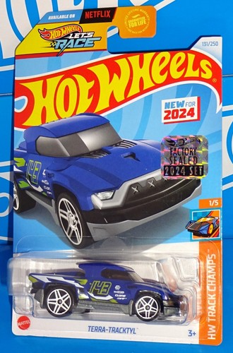 Hot Wheels New For 2024 Factory Set HW Track Champs #131 Terra-Tracktyl ...