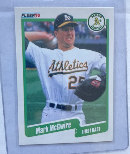 Mark McGwire: 1990 Fleer Base #15 - Error Card Mint Condition | eBay