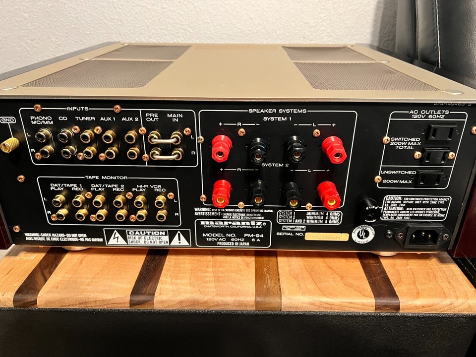 Marantz PM-94 LIMITED Integrated Amplifier | 220 W | 2 Channels | Pre ...