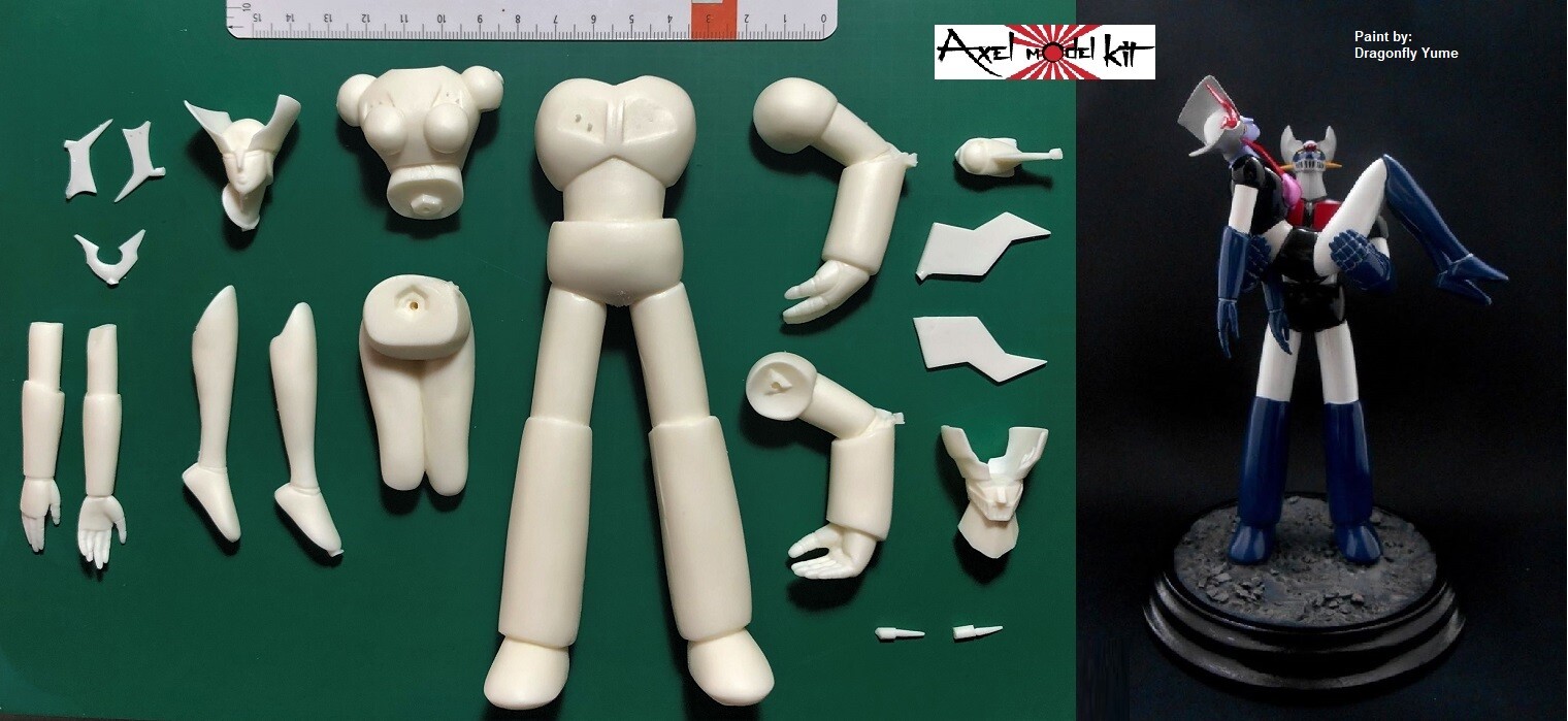 ANIME MODEL - マジンガーZ MAZINGER Z • MAZINGA Z & MINERVA X - NO SCALE ...