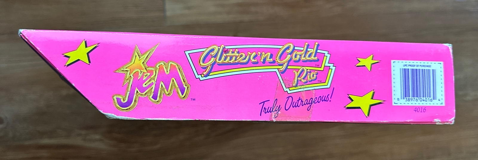 1986 Gem Hasbro Jem and the Holograms Glitter n Gold Rio Doll w ...