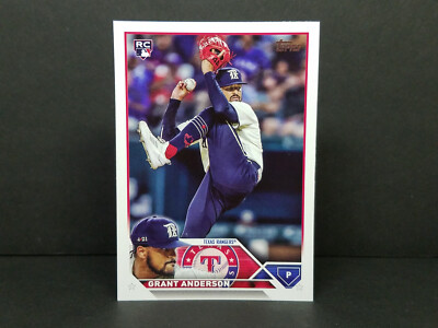 2023 Topps #US141 Grant Anderson, Texas Rangers (RC) - Base Rookie Card ...