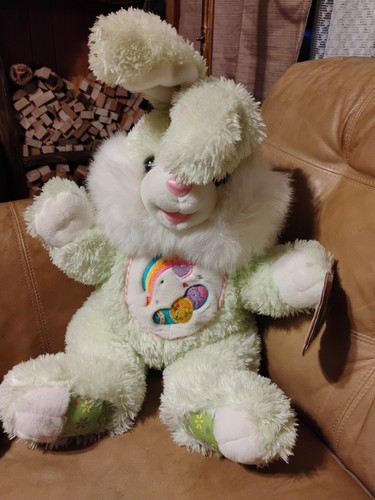 HOPPY HOPSTER Easter Bunny Rabbit Plush Animal Green Dan Dee Collectors ...