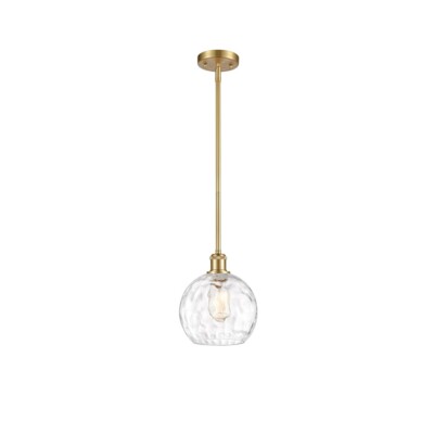 Innovations Ball Athens Water 8" LED Mini Pendant 1S, GD - 516-1S-SG ...