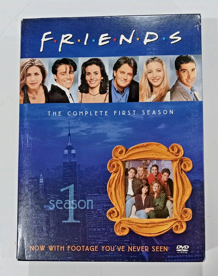 4 DVD set FRIENDS First Season MATTHEW PERRY, Jennifer Aniston; Comedy ...