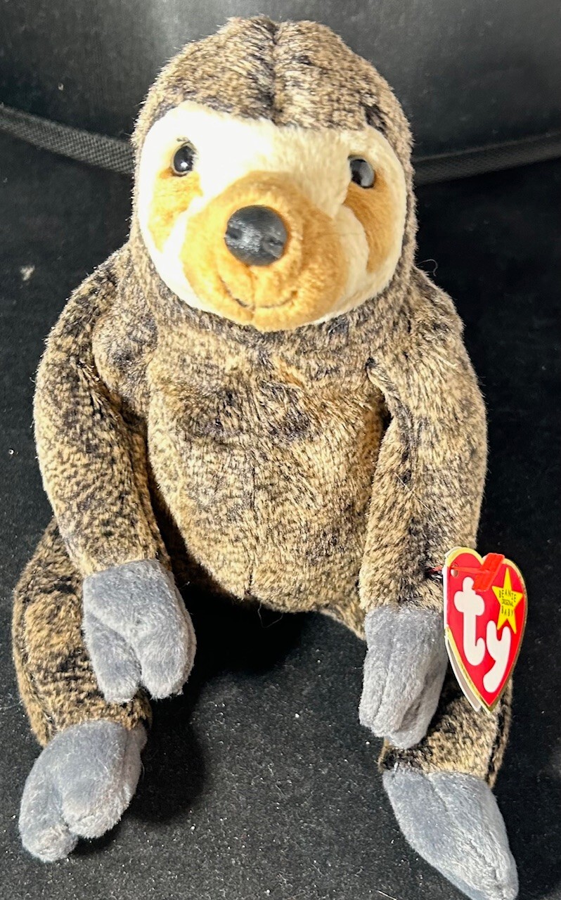 1999 TY Beanie Baby - SLOWPOKE The Sloth (5.5 inch) - MWMTs Stuffed ...