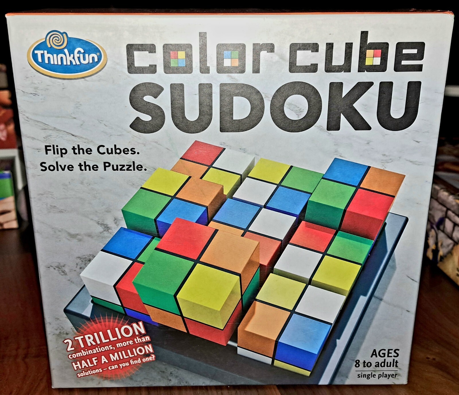 Color Cube Sudoku by Thinkfun For Kids and Adults VG + Condition ...