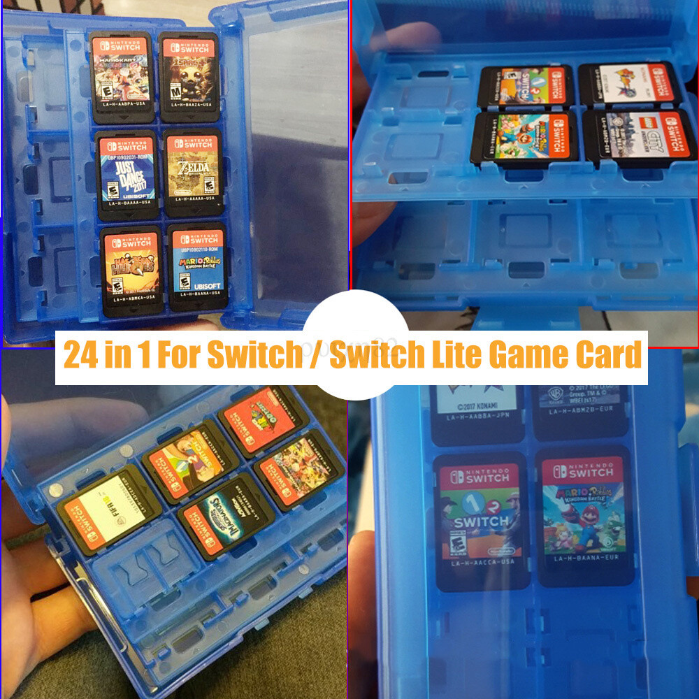 24+2 in 1 Memory Game Card Portable Case Box Organizer For Nintendo ...