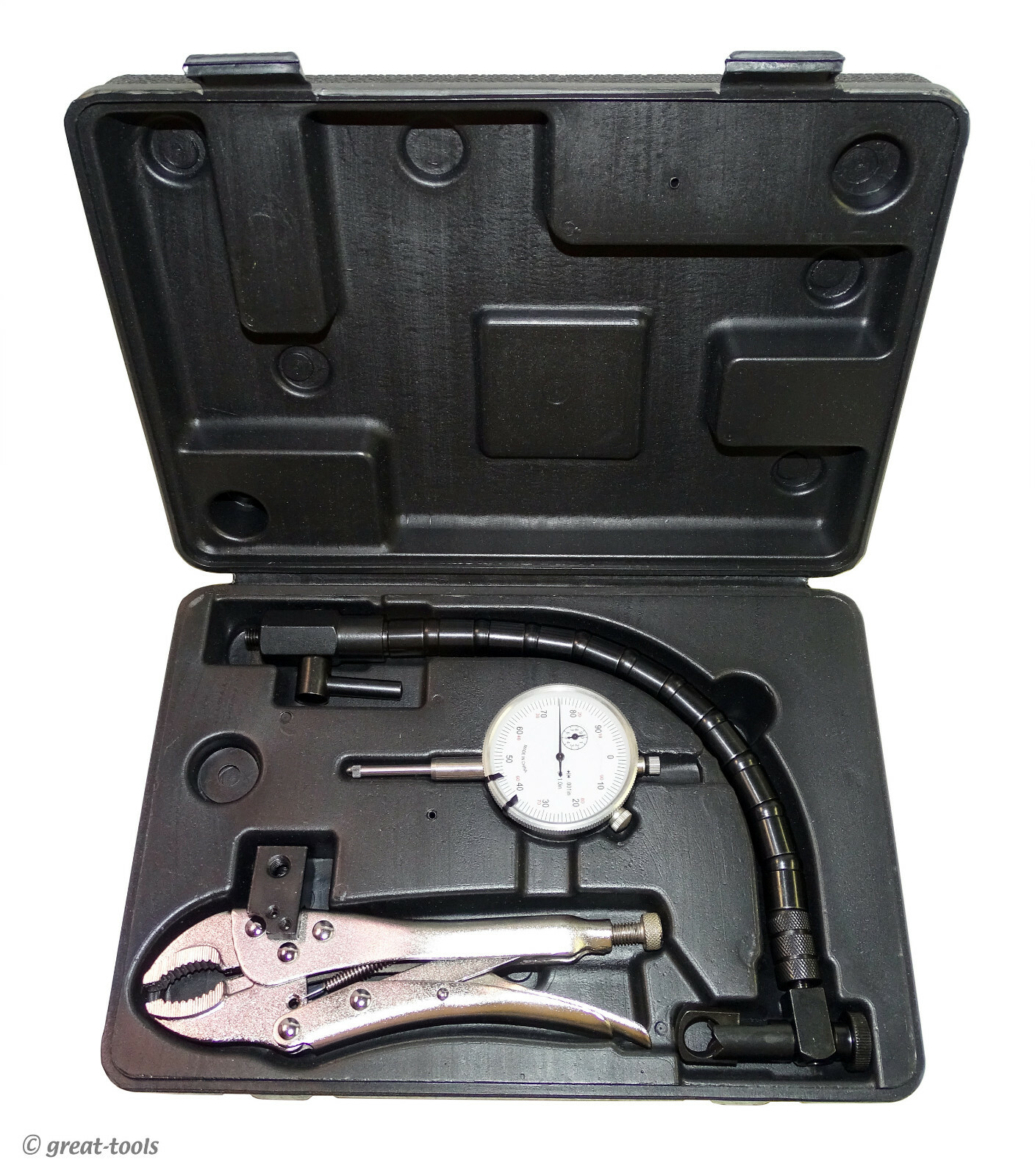 MACHINISTS DIAL INDICATOR SET – flexible mount rod mounting hand tool ...