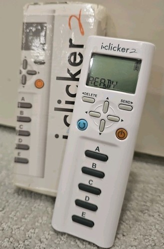 iClicker 2 Student Remote Classroom Response Control VGC w/ Box | eBay