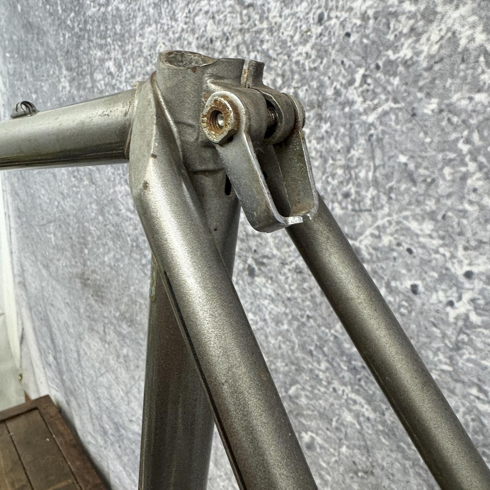Vintage Motobecane Grand Touring Road Bike Frame 59cm Steel Silver 700c ...