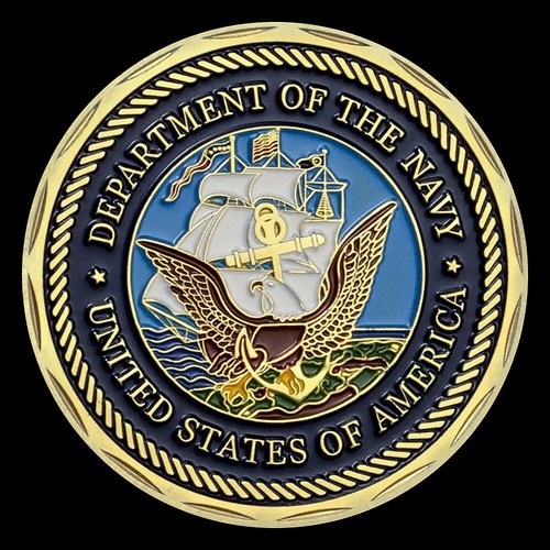 US Navy Challenge Coin Golden Shellback Crossing The Line Military ...
