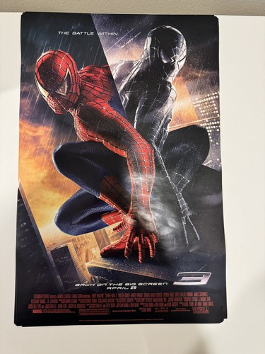Spider Man 3 2007 Regal AMC Re-Release 2024 Mini Poster Tobey McGuire ...