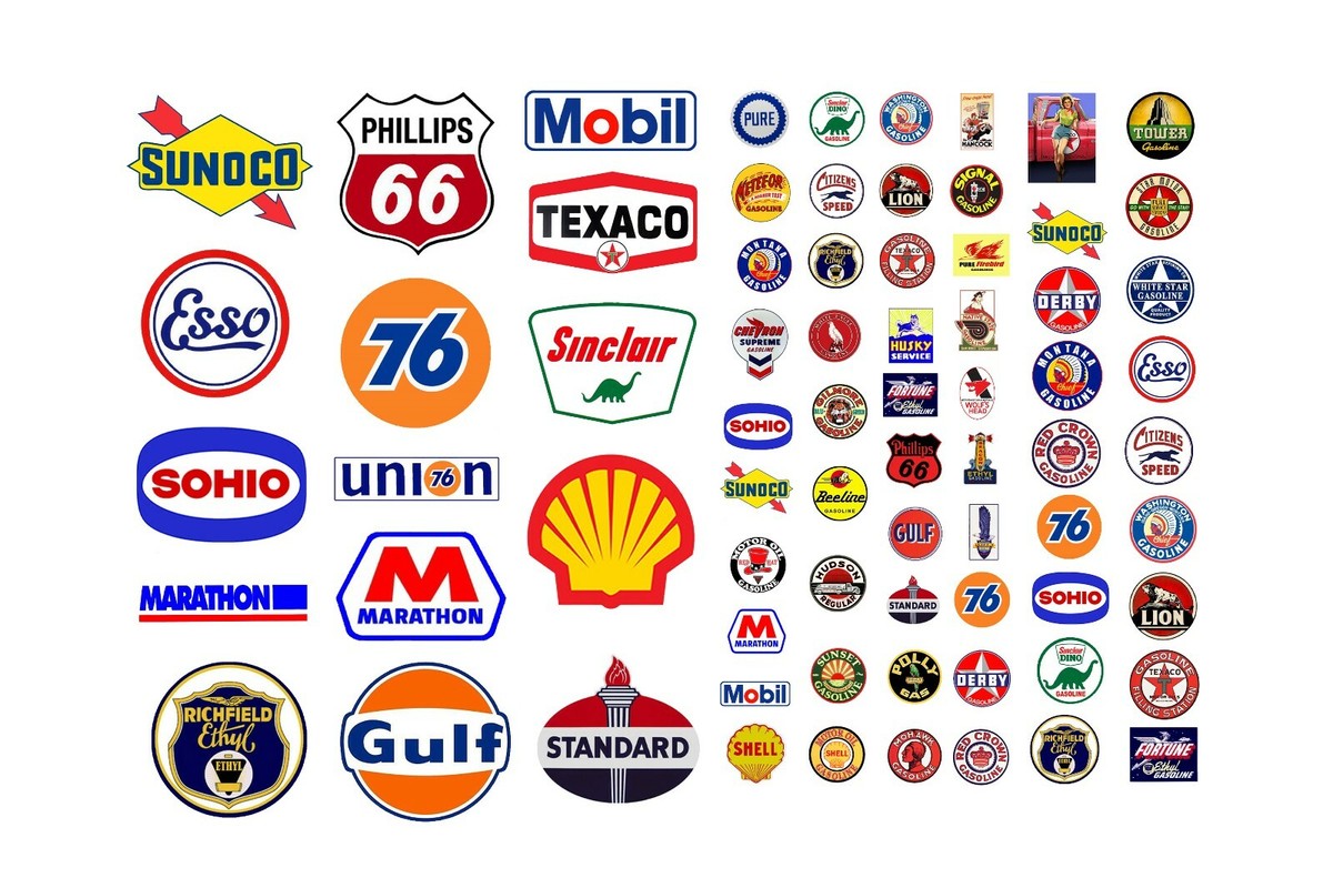 Different Gas Station Logo 4,000+ Gas Station Logo Stock