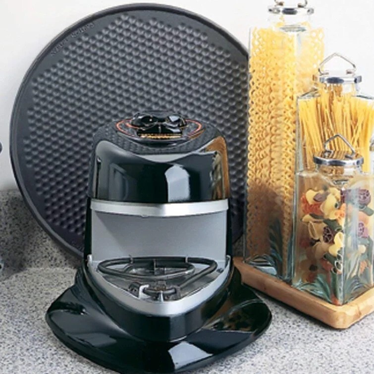 Presto Pizzazz Plus Rotating Countertop Pizza Toaster Oven, Black ...