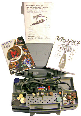 Dremel MultiPro Model 395 Type 5 Tool Kit with Case Tool Variable Speed ...