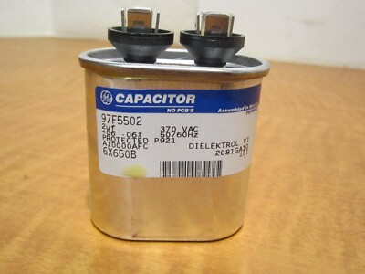 GENERAL ELECTRIC 97F5502BX Motor Run Capacitor 2 Microfarad Rating ...