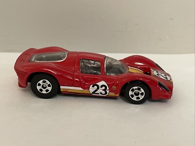 HOT WHEELS FERRARI P4 Red With Basic Blackwall Wheels | eBay