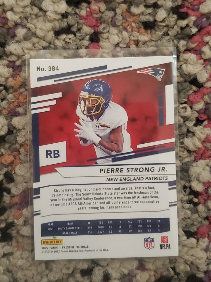 Pierre Strong Jr Rookie Card | eBay