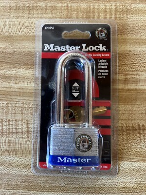 Master Lock 1KALJ Kyed Alike Laminated Lock w/ 2-1/2" Shackle, 1-3/4 ...