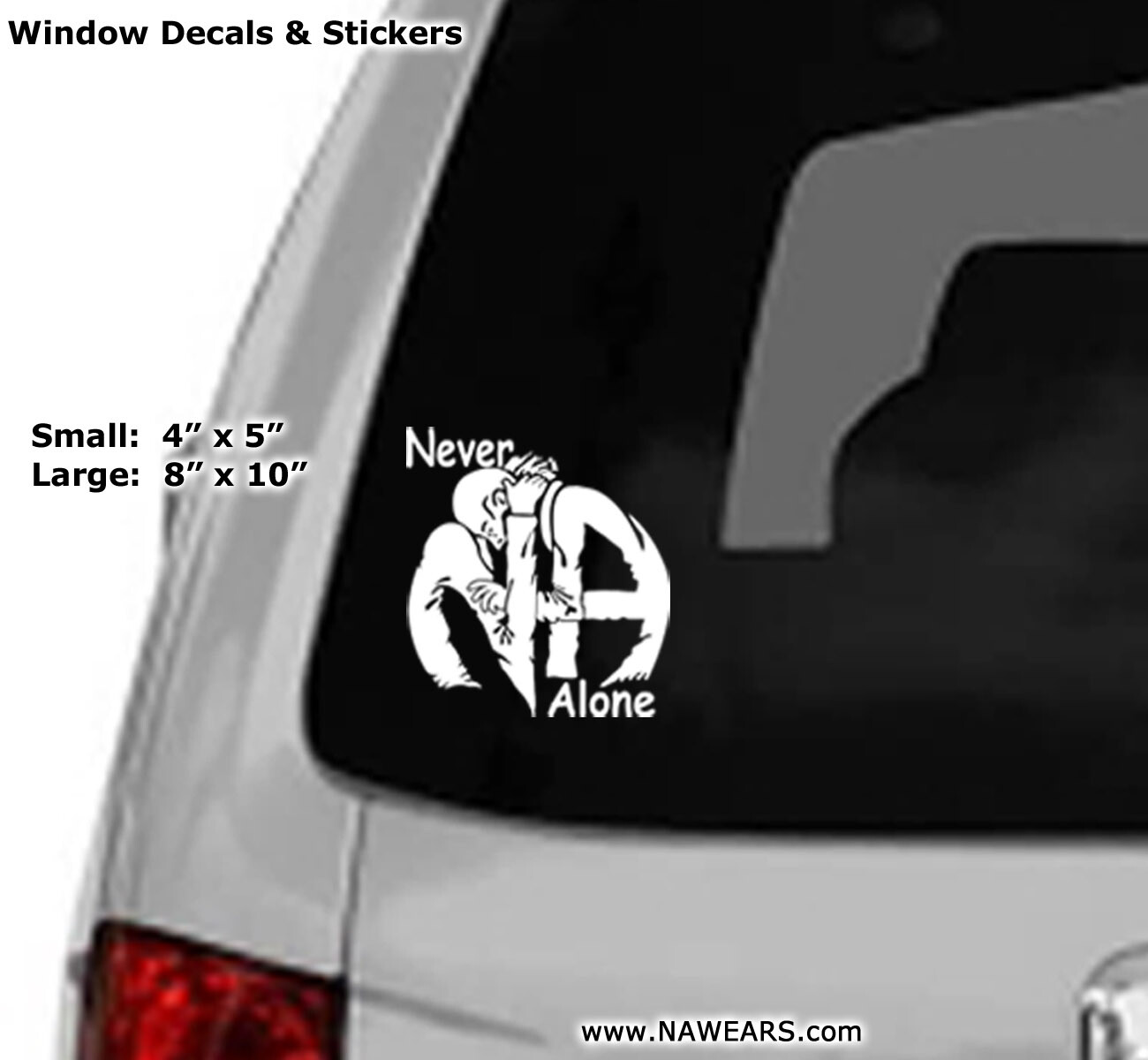Narcotics Anonymous NA HUGS NEVER ALONE Window Sticker / Decal NEW 5 ...