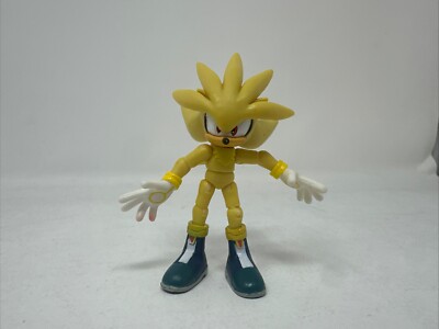 Jazwares Sonic Hedgehog Super Silver Action Figure 3 Inch Sega RARE ...