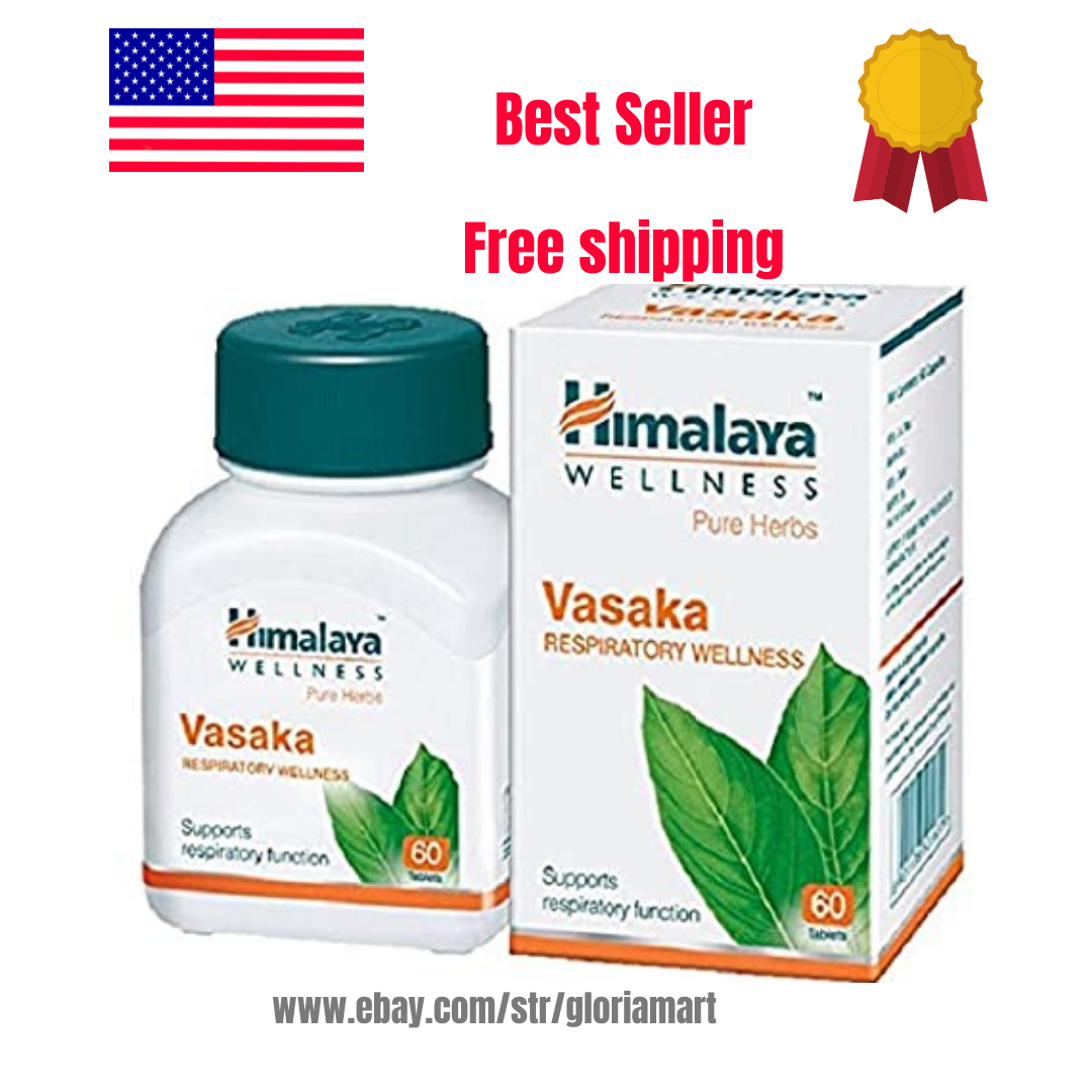 2 X Himalaya Vasaka Tablet Herbal Ayurvedic 60 Tablet each Free ...