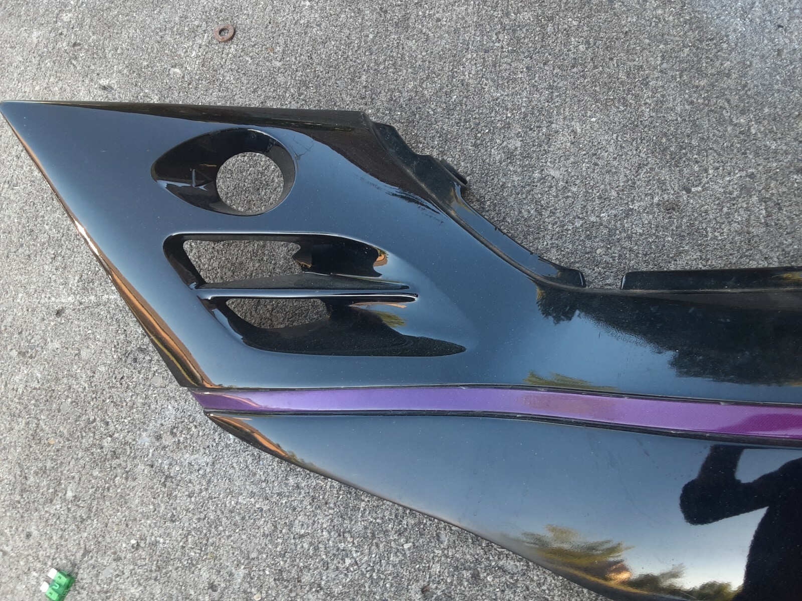 1994 Suzuki Rf900r Rf900 Rf 900 94 10715 miles Left Seat Cowl Fairing ...