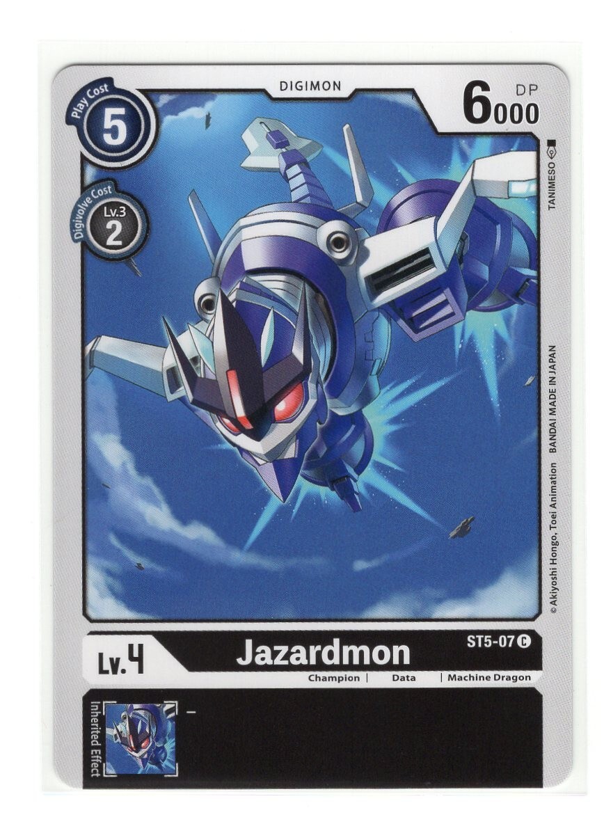 Digimon Card - 2021 Jazardmon ST5-07 - Bandai Starter Deck Machine ...