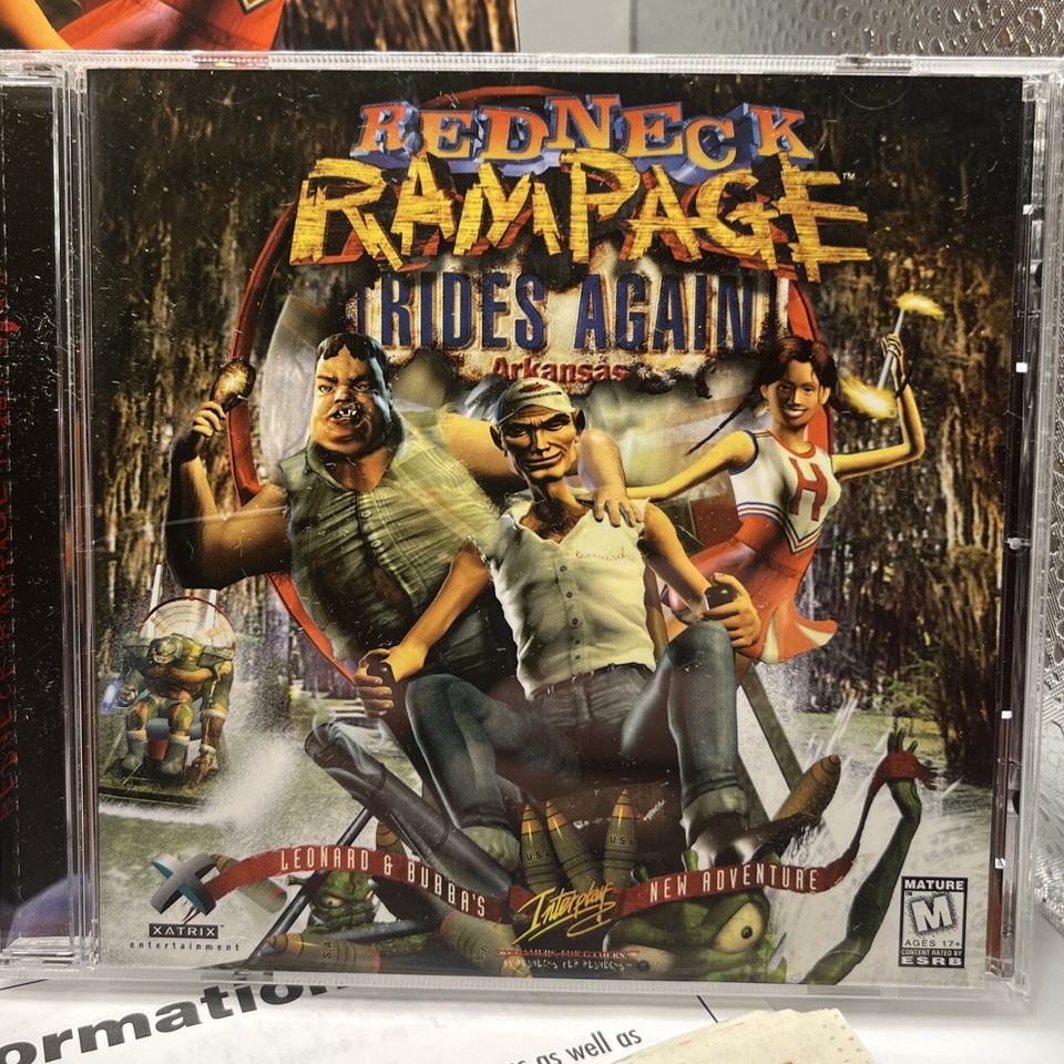 Redneck Rampage Rides Again PC 1998 Big Box New Open Box Cd Rom DOS ...