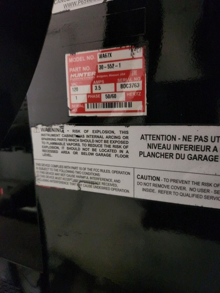 Hunter Hawkeye Elite WA67x Alignment machine | eBay