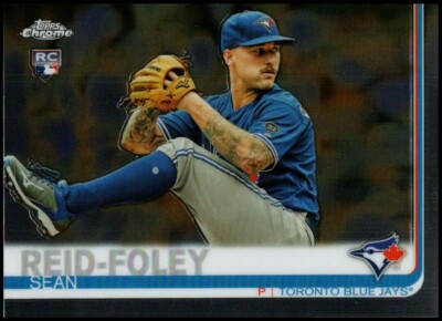 2019 Topps Chrome Baseball #136 Sean Reid-Foley RC Blue Jays Baseball ...