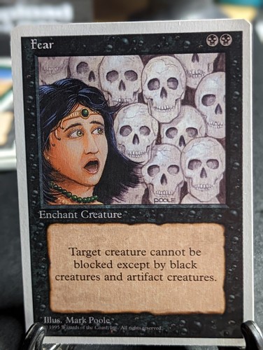 Fear Fourth Edition MTG Magic the Gathering | eBay